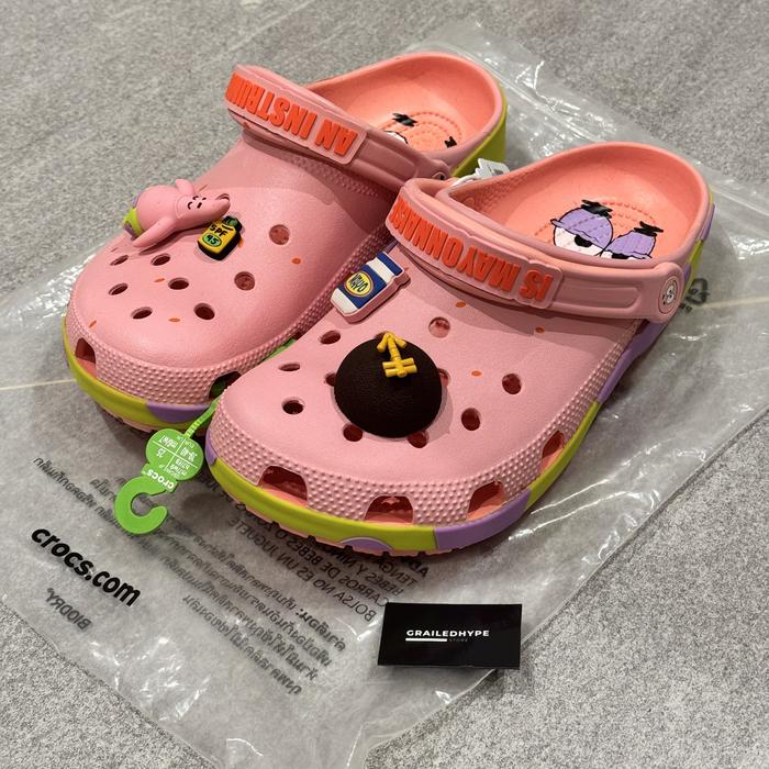 Jual Crocs Classic Clog x Spongebob SquarePants Patrick Star (100% ...