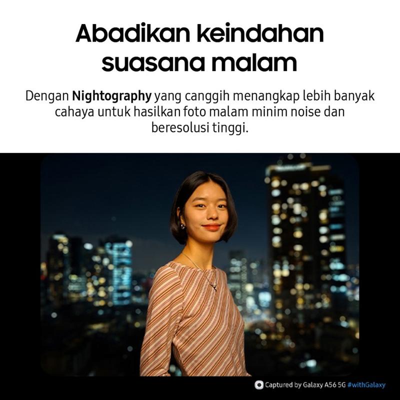 Samsung Galaxy A56 5G 12GB/256GB Exynos 1580 (4nm Octa-core) | Garansi ...