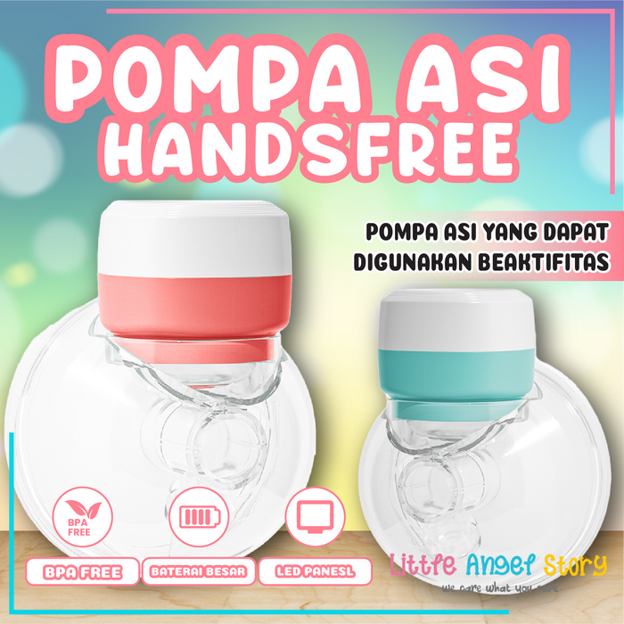 Promo POMPA ASI HANDSFREE ELEKTRIK Tanpa Kabel Otomatis Portable Botol ...