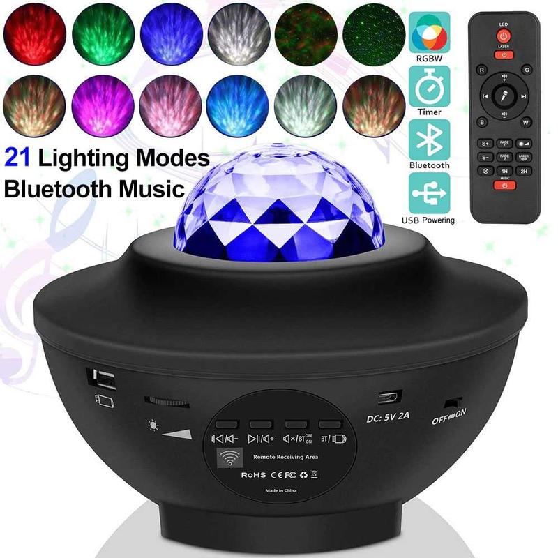EXsmart Lampu Proyektor Langit Aurora Disco Tidur LED RGB 240V - Shop ...