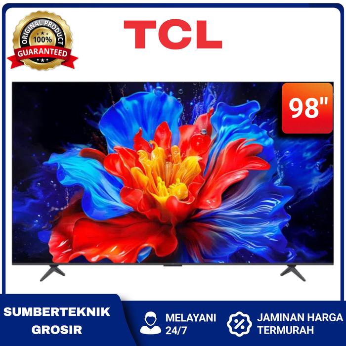 Jual TV TCL 98P8K 98 P8K Qled Smart Google TV 98" Inch 4K UHD - HVA ...