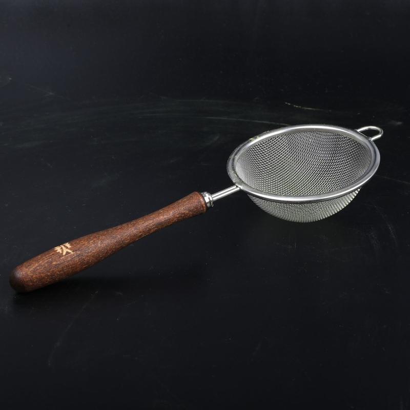 MERKO Matcha Sifter Chakoshi Saringan Stainless Wood Handle Ayakan ...