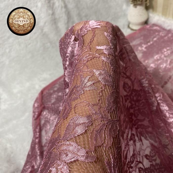 Kain Kebaya Brokat France Prancis Francis Perancis Metalik Metalic ...