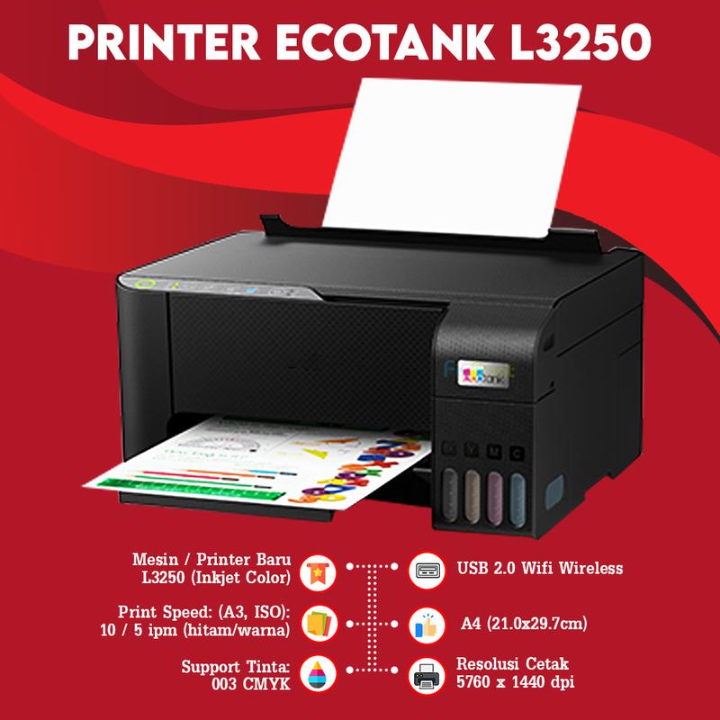 Printer EPSON L3210 / L3216 / L121 / L1210 / L1216/ L3250 / L3256 - Shop | Tokopedia