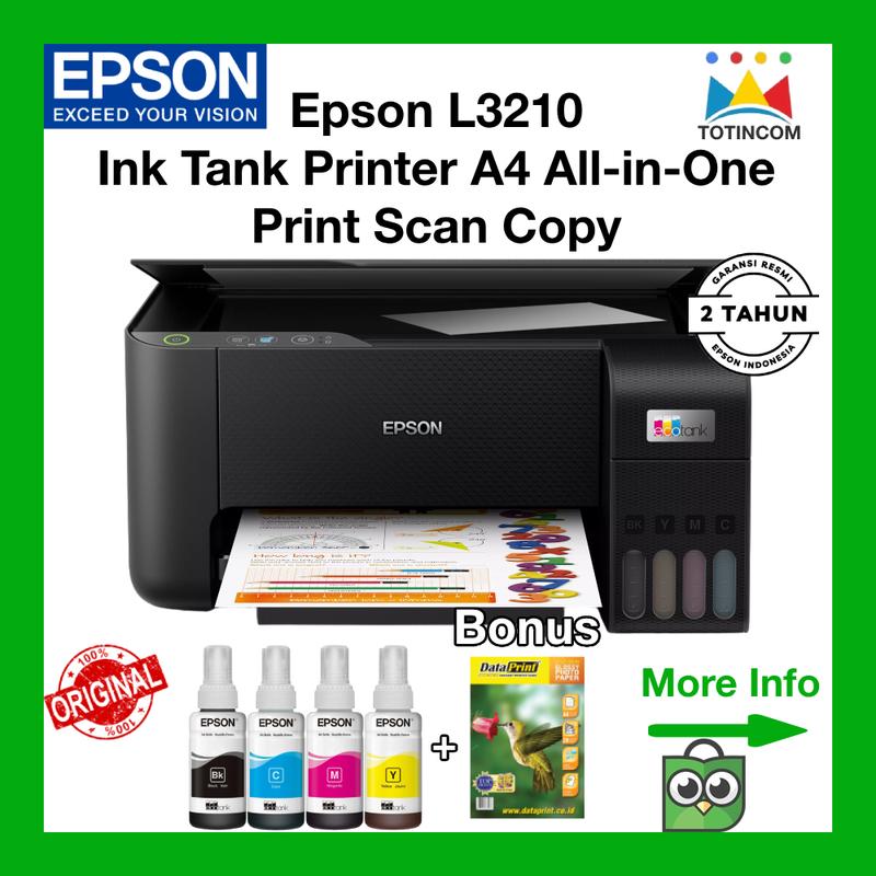 l3210 Printer Infus Epson Original Print Scan Copy Garansi Resmi - Shop ...