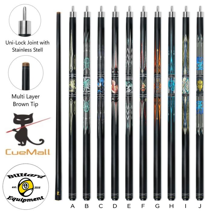 Jual CueMall Carbon Cues CM Series ORIGINAL | Stick Play Billiard ...