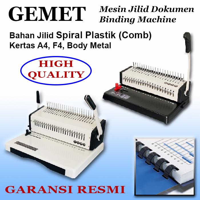 Mesin Jilid / Binding GEMET, Spiral Plastik (Comb), Berbagai Varian ...