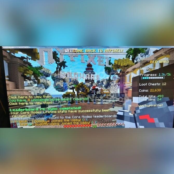 Minecraft Java Edition Hypixel Pc Original Semi Full Access Premium ...