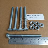 Jual BAUT MUR M10X110 PANJANG 11CM 11 CM KUNCI 17 110MM MM PUTIH BAUD ...
