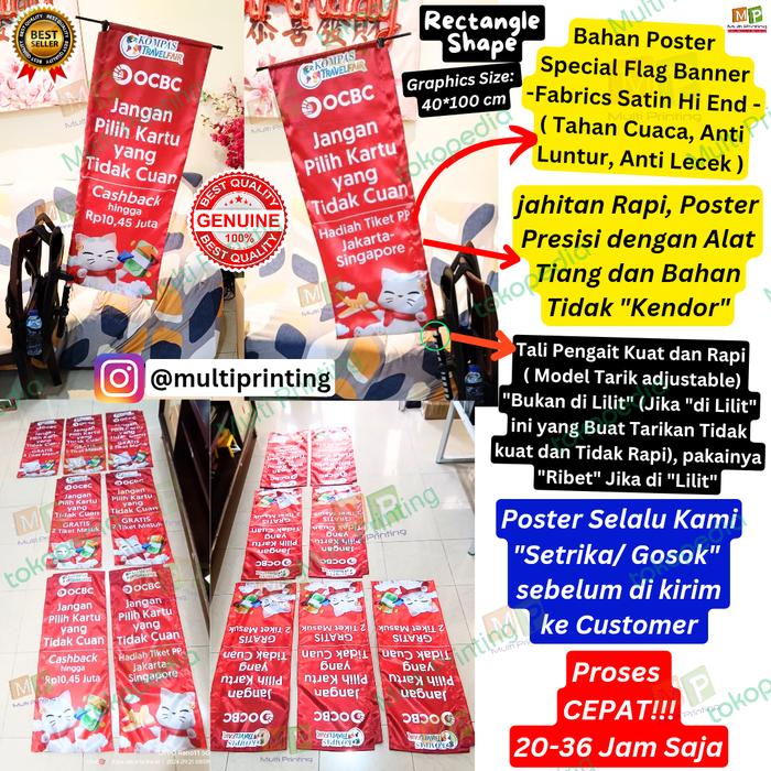 Promo Human Banner + Tas Bendera Lari (Bendera Promosi Berjalan)+ Pacer ...