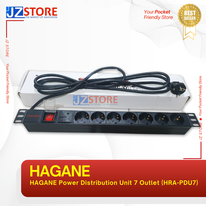 Jual HAGANE Power Distribution Unit 7 Outlet (HRA-PDU7) - Kota Medan ...