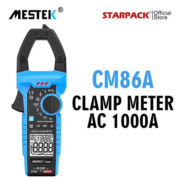 Jual MESTEK CM86A / CM86B AC/DC 1000A Clamp Meter - CM86B - Kab ...