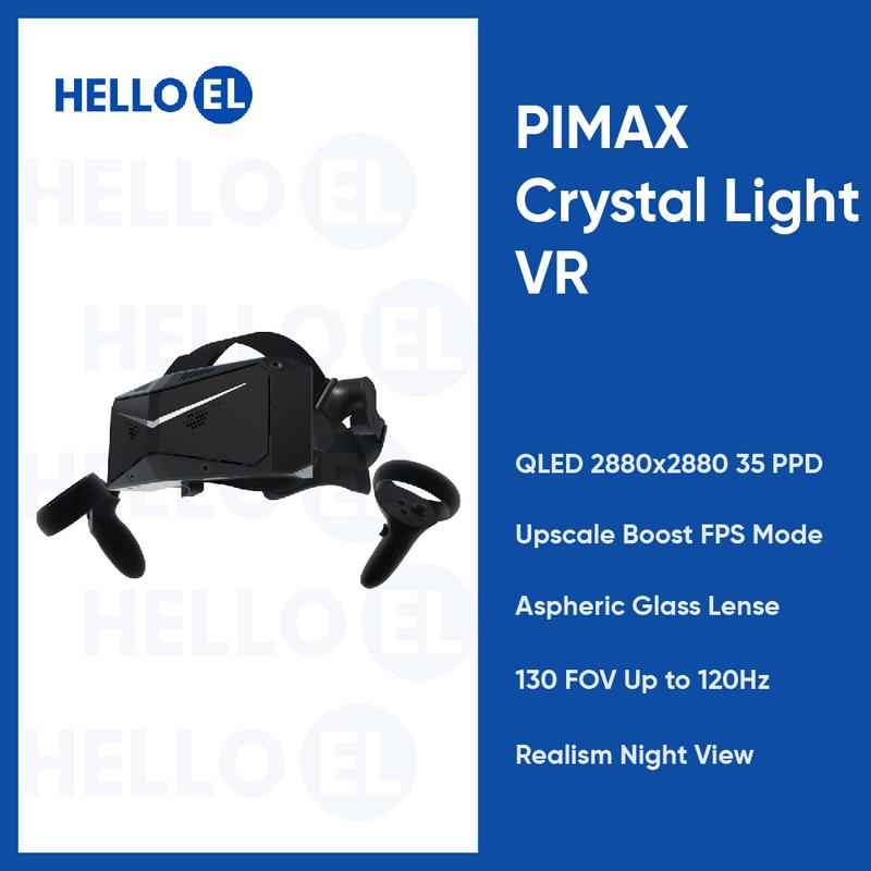 PIMAX Crystal Light VR Headset With Controllers 8K QLED 120H - Shop ...
