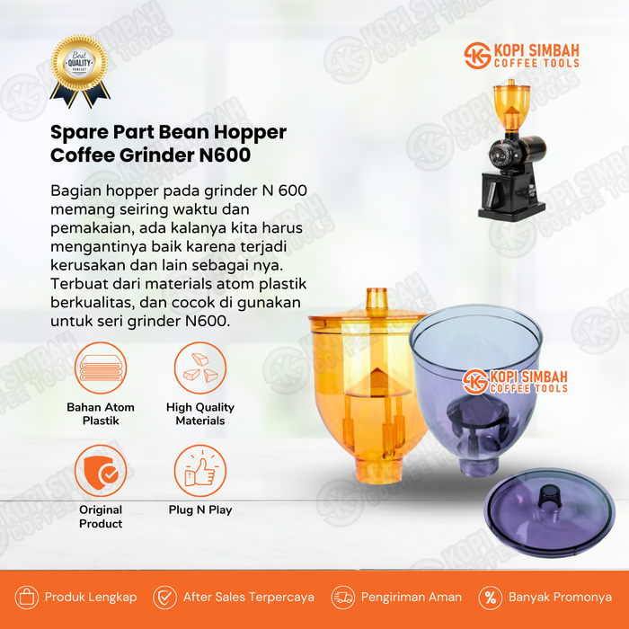 Jual Bean Hopper / Corong Grinder N600 Penampung Biji Kopi di Grinder ...