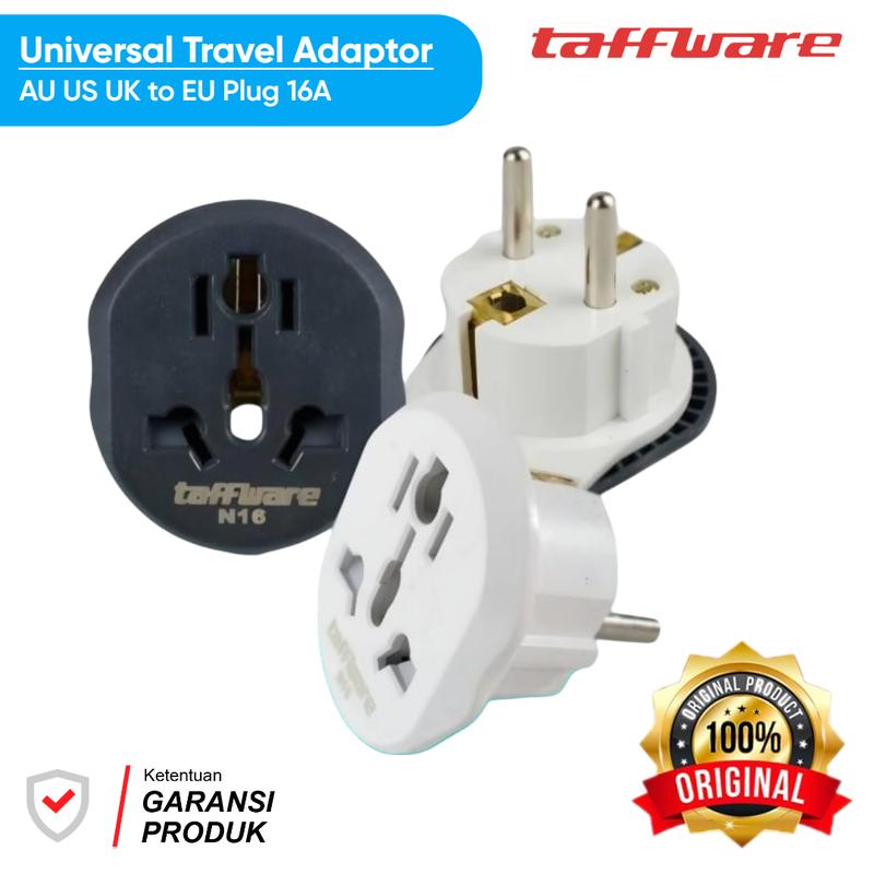 Taffware Steker Colokan Listrik Loop Universal Travel Adapto - Shop ...