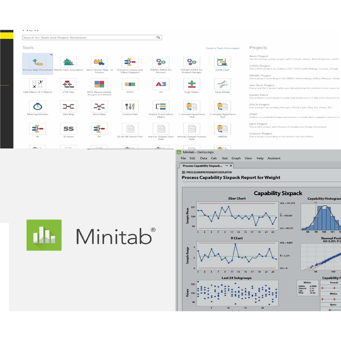Jual Software 2025 Minitab 22.2.1 & MiniTab Workspace 1.5 2025 Software ...