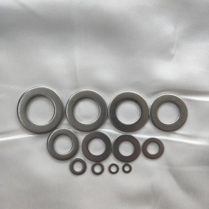 Stainless Ring Plat SS / Washer Plate SUS 304 M3 M4 M5 M6 M8 M10 M12 ...