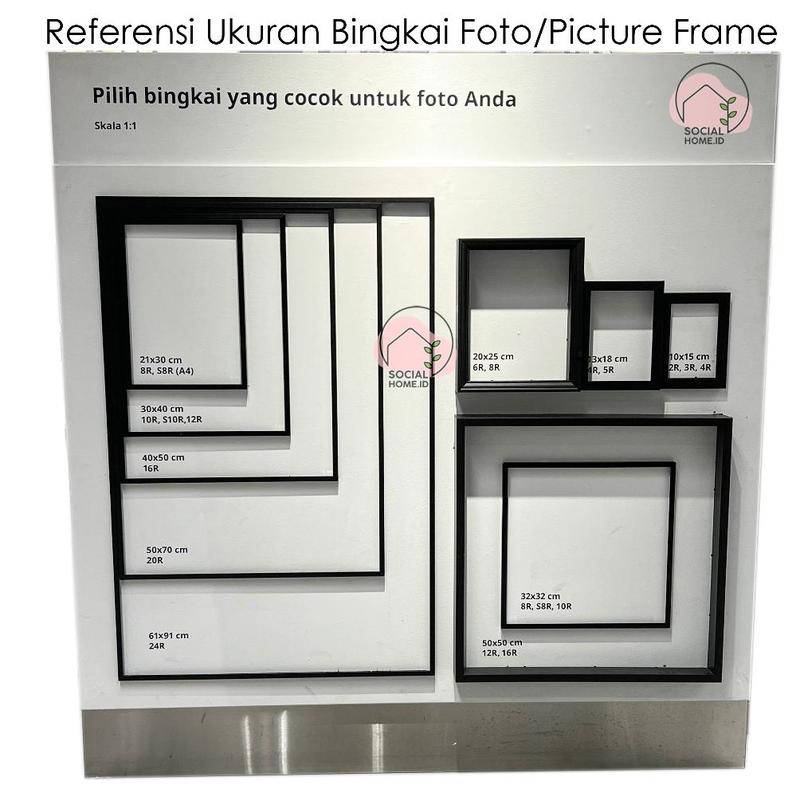 IKEA - FISKBO Picture Frame ukuran A3, 30x40cm, 30 cm x 40 cm, Bingkai ...