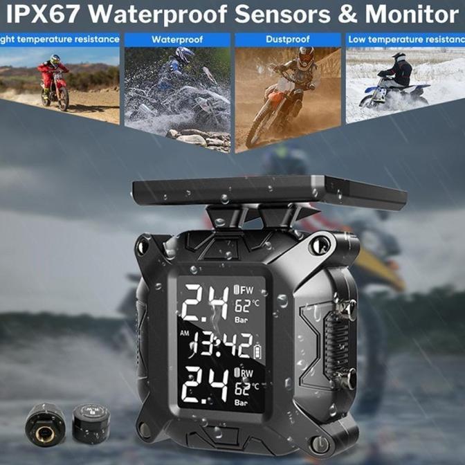 Ready Tpms Motor M7 M9 M11 Wireless Solar Panel Pressure Monitoring ...