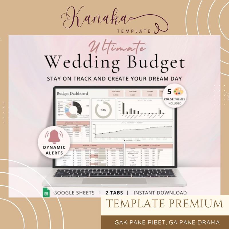 TEMPLATE Untuk Perencanaan Nikah | Wedding Budget Planner | Google ...