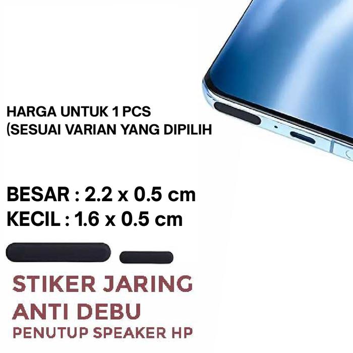 Jual Stiker Jaring Anti Debu Penutup Lubang Speaker HP Android ...