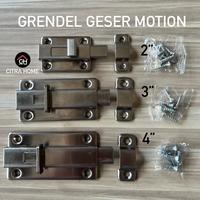 Jual Grendel Geser Motion Staniless Steel 2", 3", 4" - 3 inch - Kota ...