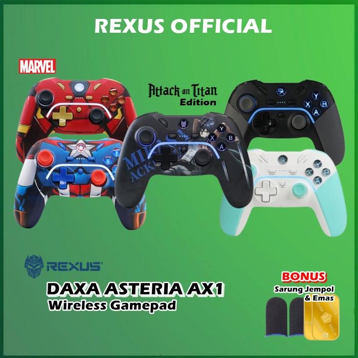 Promo Rexus Daxa Asteria AX1 V2 Gen 2 Wireless Gamepad Joystick AX 1 ...