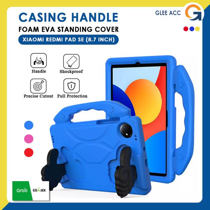 Promo Xiaomi Redmi Pad SE 8.7 Inch Case Anak Foam EVA Handle 3D ...