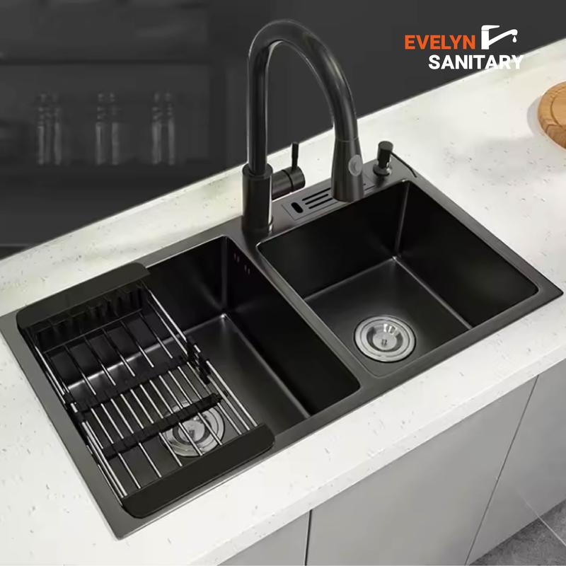 Luxury Silver Kitchen Sink 7545 Modern Original Stainless Steel - Shop ...