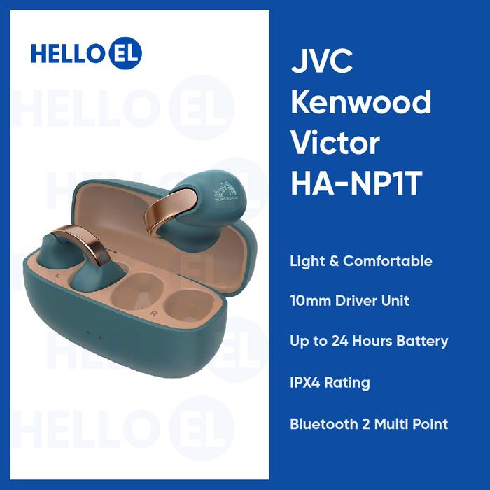 Jual JVC Kenwood Victor HA-NP1T Open Ear 10mm Driver Unit IPX4 TWS True ...