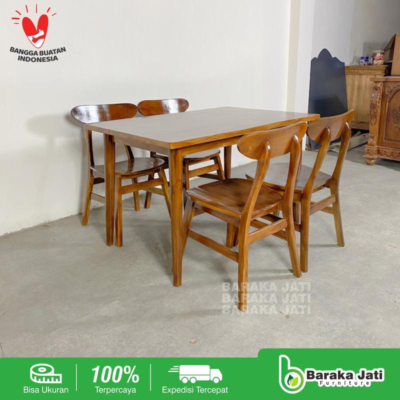Kursi Makan Ropan + Meja / Meja Kursi makan Minimalis - Shop | Tokopedia