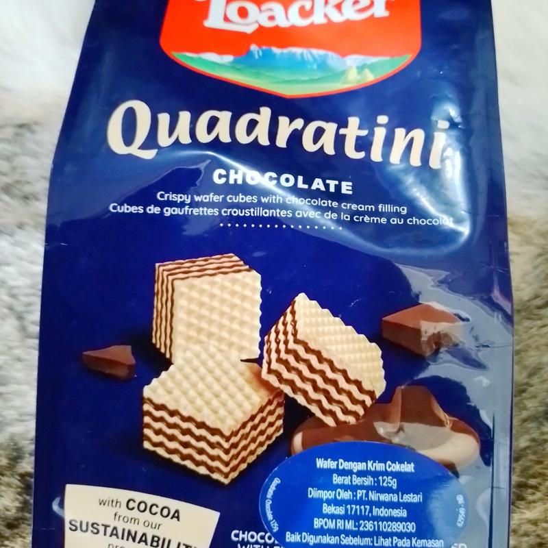 LOACKER WAFER 125GRAM WAFER LOACKER 125GRAM WAFER LOACKER QUADRATINI ...