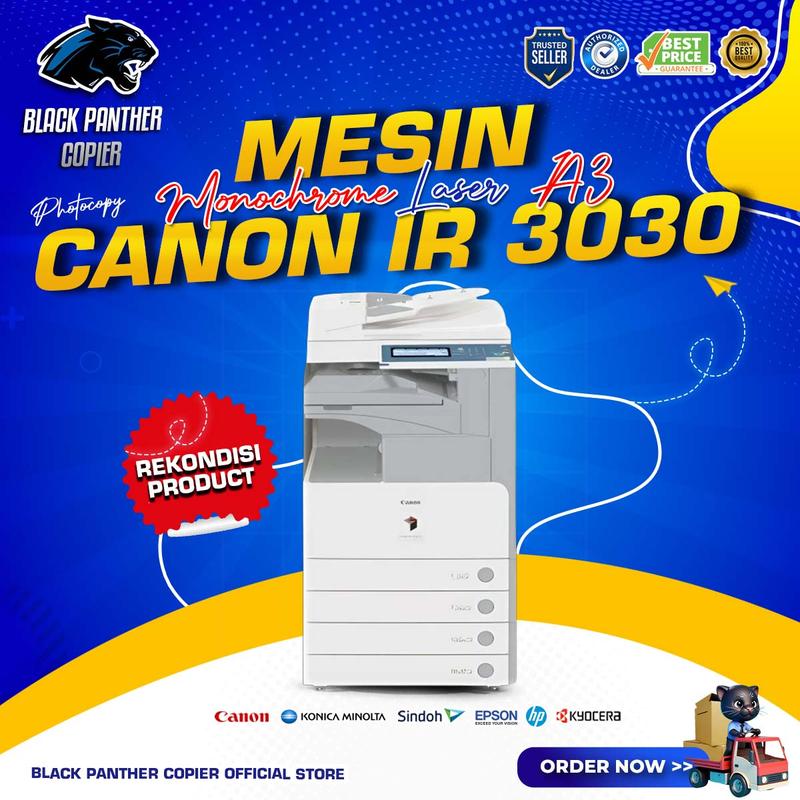 Mesin Fotocopy Canon iR 3030 Rekondisi Siap Pakai - Shop | Tokopedia