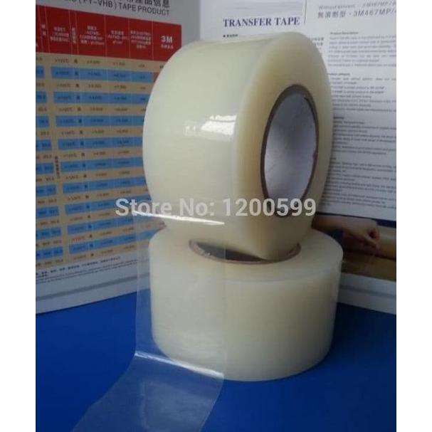 Jual new !!! Protection Tape Clear LOW ADHESIVE 200 Meter - 50mm x 200 ...