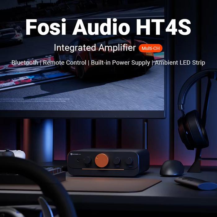 Jual Fosi Audio HT4S Bluetooth Amplifier Remote Control Ambient LED ...