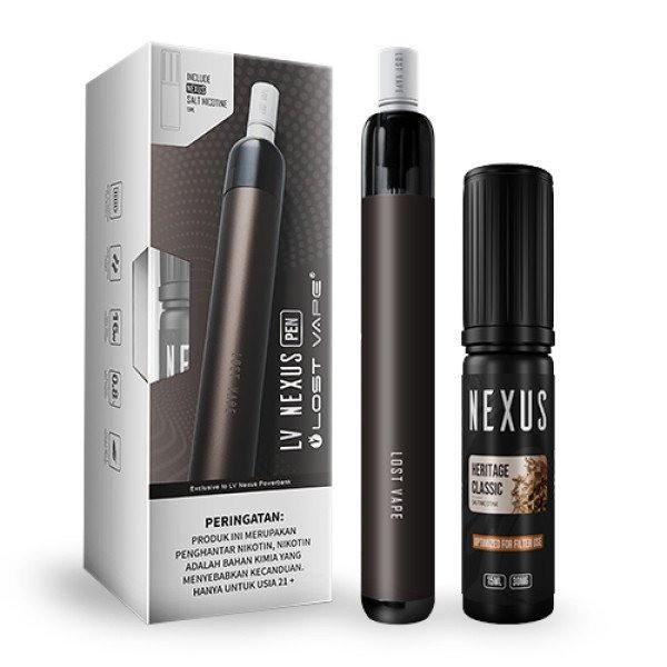 Jual Pod Nexus Pen Only Gunmetal Brown 16W 400mAh Bundling Liquid 15ML ...