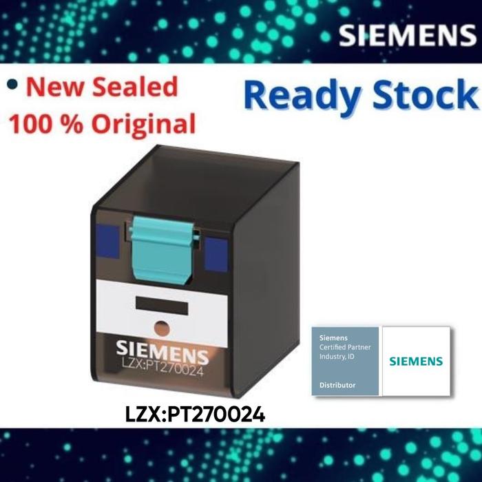Jual SIEMENS LZX:PT270024 Plug-in Relay, 2 Change-Over Contacts 24 V DC ...