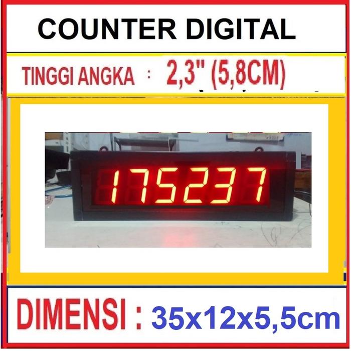 Jual Display Digital Counter 7 segment 6 digit - Kab. Bekasi - PC ...