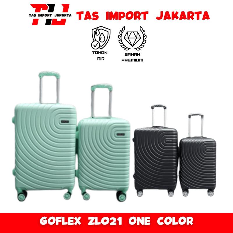 Koper Fiber GOFLEX ZL021 ONECOLOR HARDCASE ORI - Kabin size dan Bagasi ...
