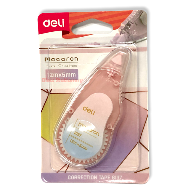 Promo DELI Correction Tape 12m - tipex kertas tipx tip-ex fancy murah ...