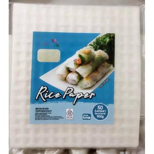 Java Rice Paper KOTAK BULAT 500g Isi 50 Lembar Banh Trang 22cm - Shop ...