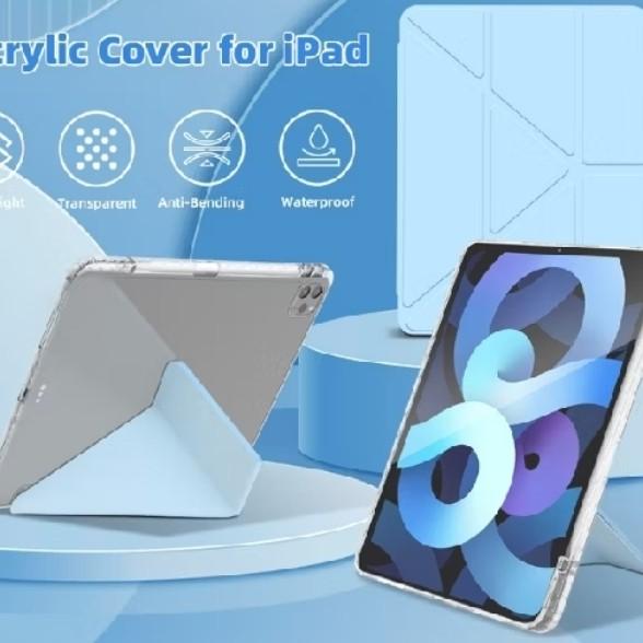 Jual Casing 5-in-1 Folding iPad Case Multi-Angle Viewing Slot ...
