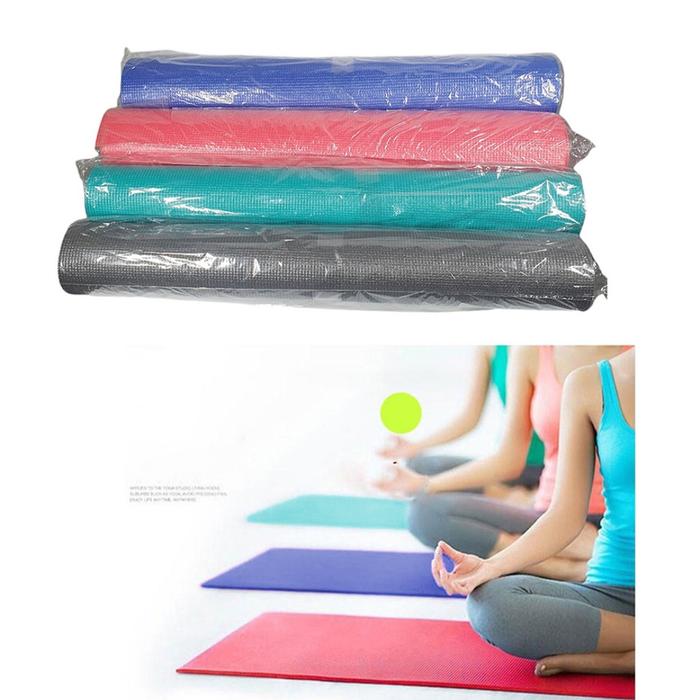 Jual Matras Yoga mat pilates anti slip PVC / alas sport senam lantai ...