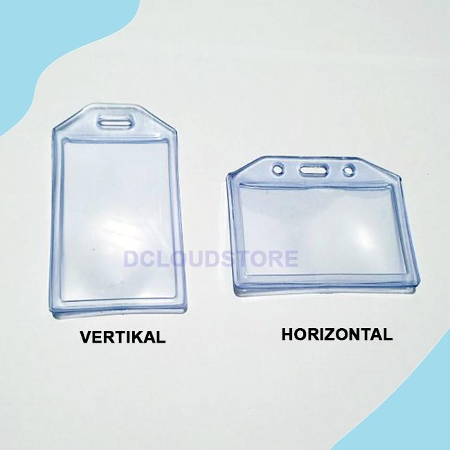 Jual Per DUS isi 200 pcs - Casing Id Card Holder Lentur Case Name Tag ...