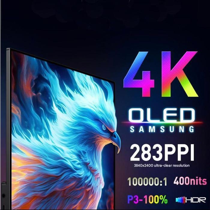 Jual Monitor OLED Portabel 15.6 Inch 4K Touchscreen dengan Konektor ...
