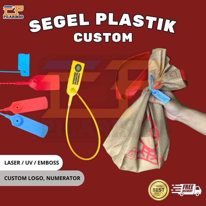 Promo Plastic Security Seal Segel Koper Panel Container CUSTOM TEXS ...
