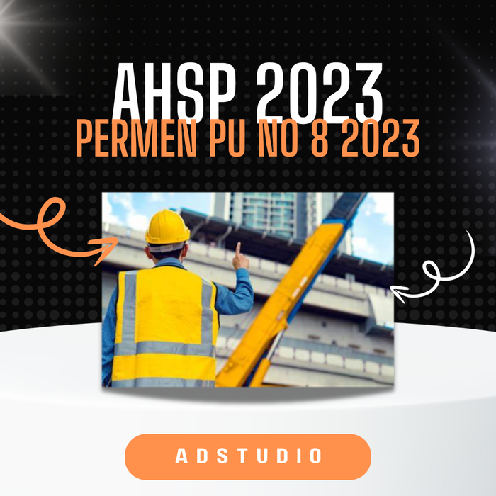 Jual AHSP 2023 PERMEN PU NO 8 2023 FORMAT EXCEL - Kab. Bandung ...