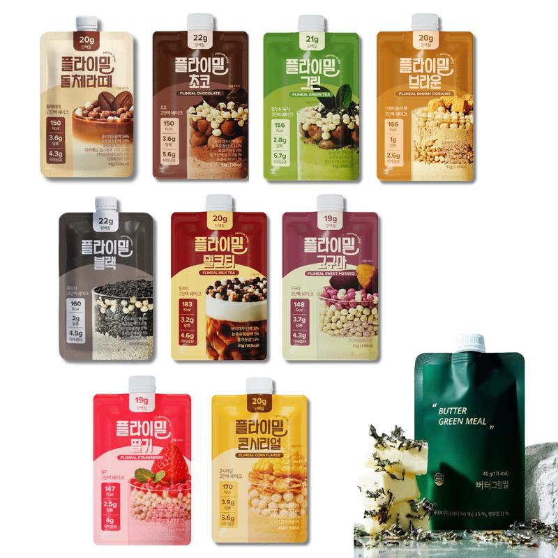 Protein Shake Pouch Flavour: Chocolate, Matcha, Grain, Green - Shop ...