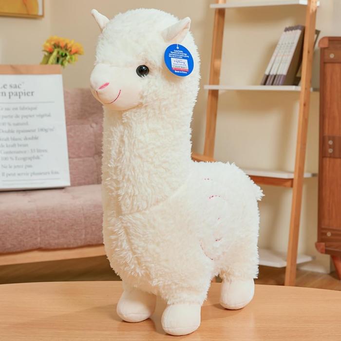 Jual 18" Alpaca Plush Toy, Llama Stuffed Animal Large Doll Plushie Hug ...