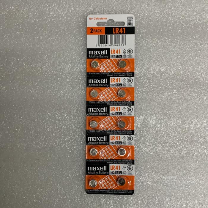 Jual Baterai Maxell LR41 LR 41 1.5V 1.5 Volt - Kota Surabaya - Gemini ...